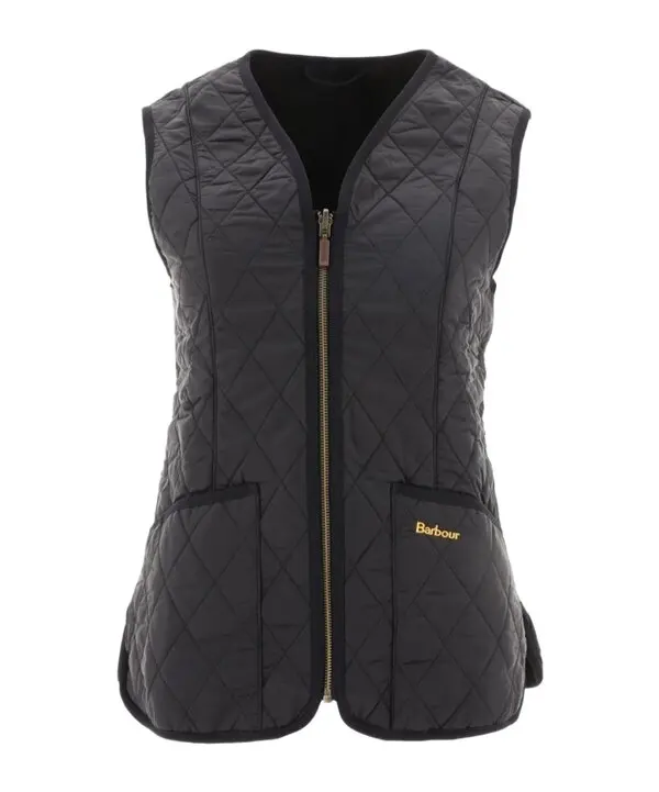 Barbour Logo Embroidered Quilted Gilet - Black