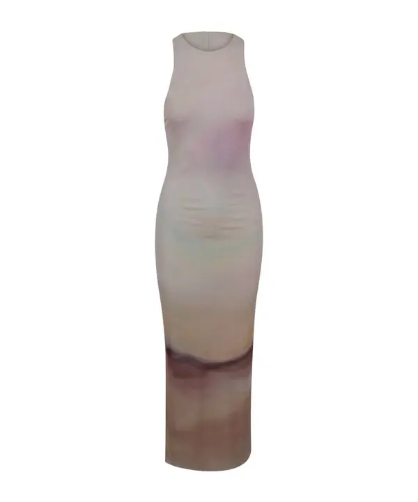 Nanushka Racerback Maxi Dress - Gray