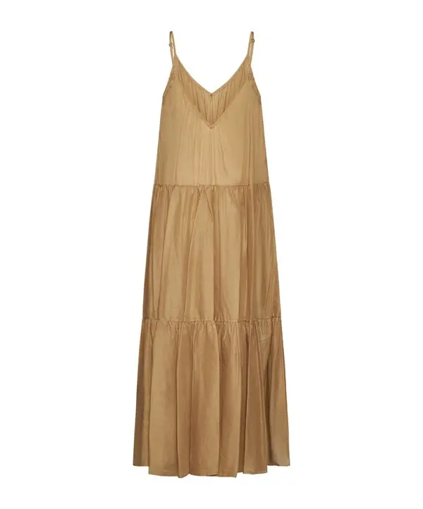 KAOS Tiered Maxi Dress - Brown