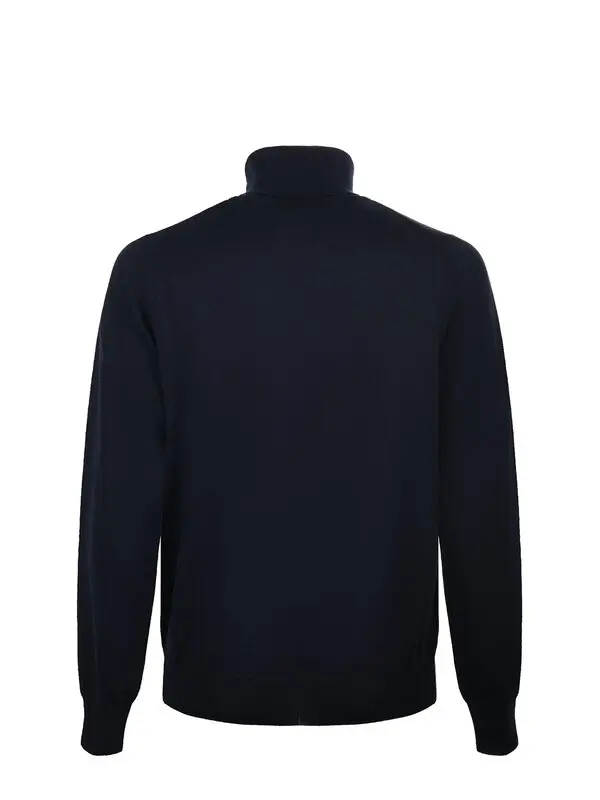 K-WAY Turtleneck Wool Knitwear" Fine Knit, Long Sleeve, Ribbed Details