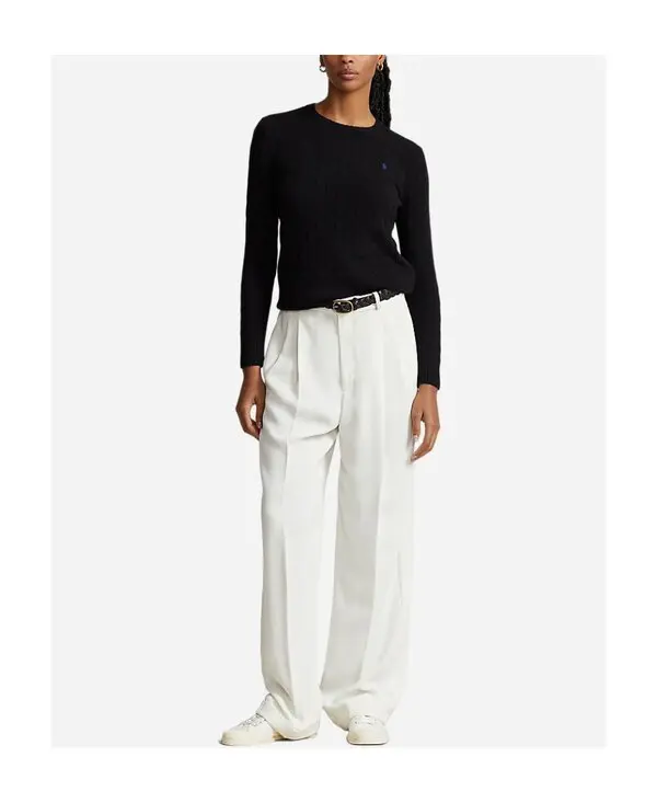 Polo Ralph Lauren Cable-knit Jumper With Embroidered Pony