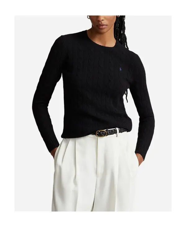 Polo Ralph Lauren Cable-knit Jumper With Embroidered Pony