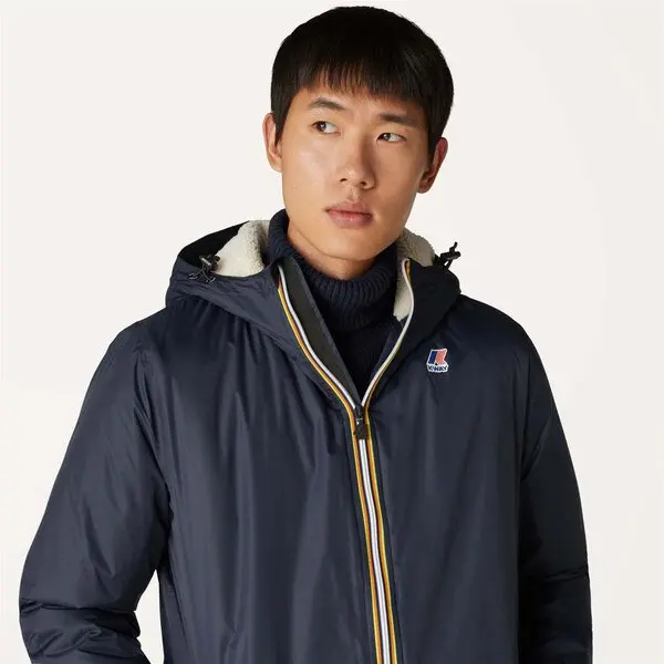 K-WAY Le Vrai 3.0 Eiffel Orsetto Hooded Raincoat - Black