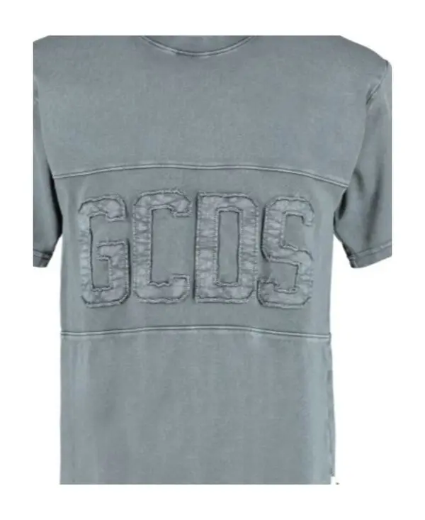 Gcds Appliqué-logo Crewneck T-shirt