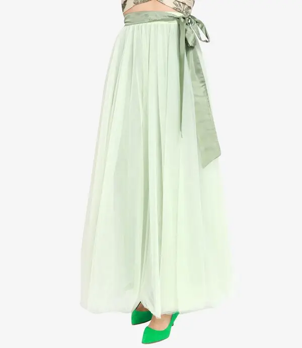 ANIYE BY Maxi Skirt With Ruffle Trim