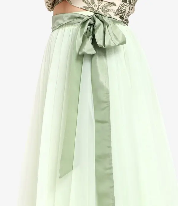 ANIYE BY Maxi Skirt With Ruffle Trim