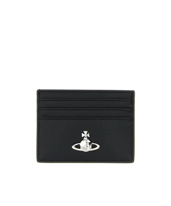 VIVIENNE WESTWOOD Orb Logo Card Holder Wallet