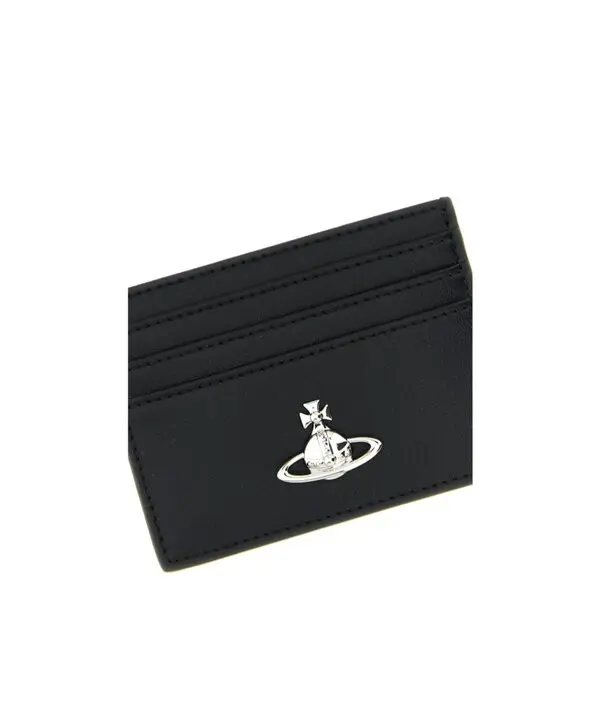 VIVIENNE WESTWOOD Orb Logo Card Holder Wallet