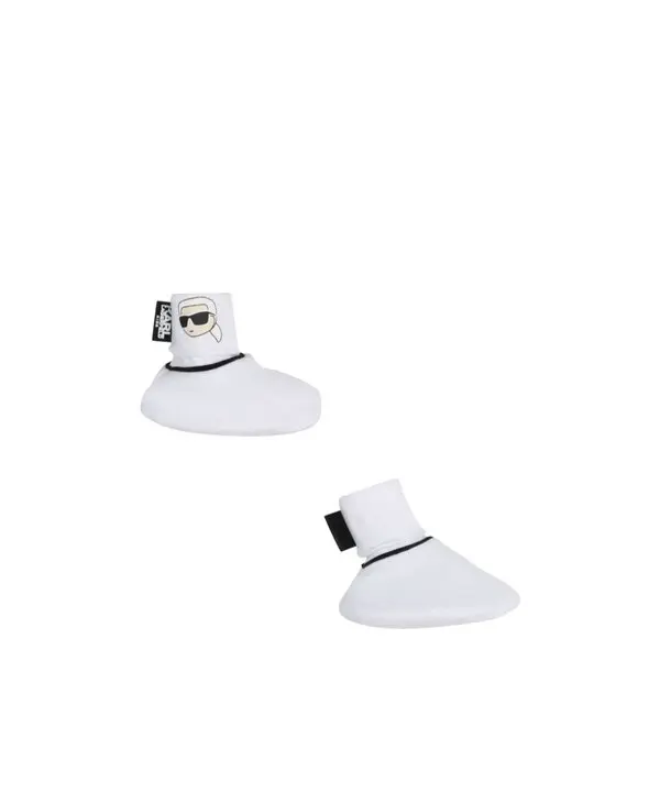 Karl Lagerfeld Beanie And Slippers Set