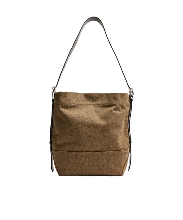LEMAIRE Small Belted Tote Bag - Brown