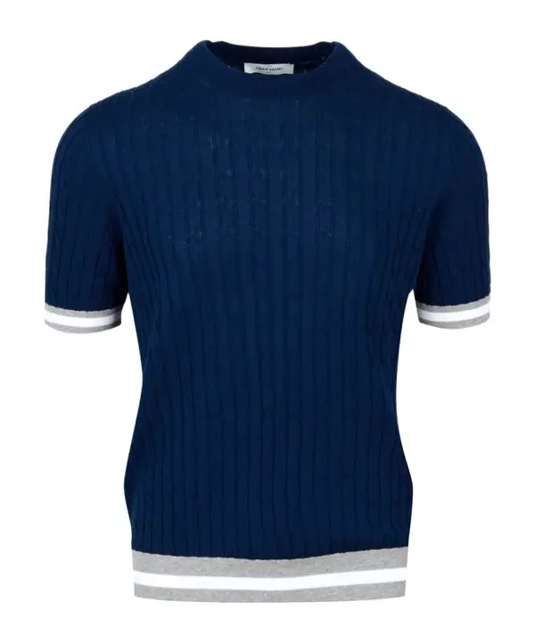 GRAN SASSO Short-sleeved Sweater