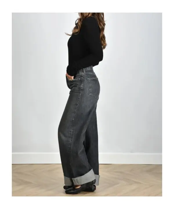 AGOLDE Scoop-neck Lyocell-blend Jumper
