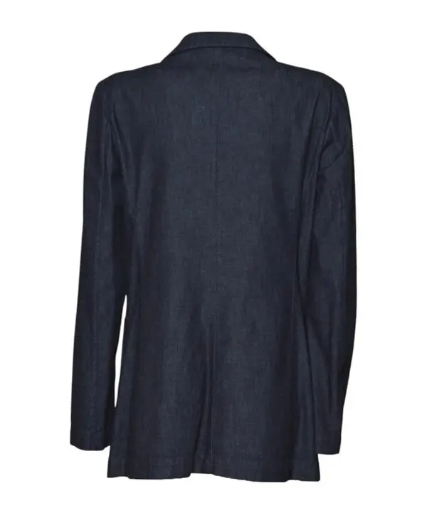 Aspesi Single-breasted Denim Jacket
