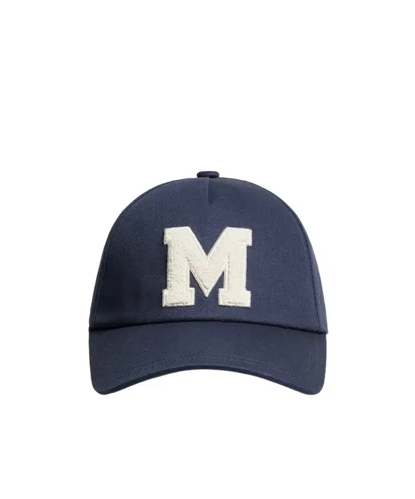 Moncler Monogram Cotton Gabardine Baseball Cap