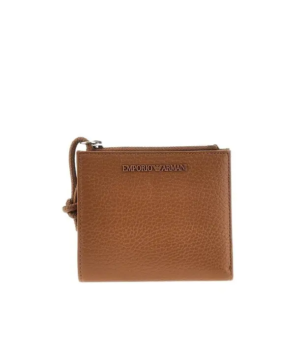 Emporio Armani Pebbled-effect Leather Wallet