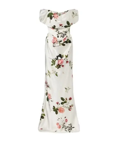 VIVIENNE WESTWOOD Bridal Nova Cocotte Floral Corset Gown - White