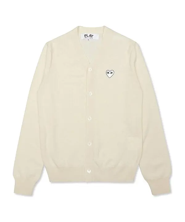 Comme Des Garçons Woven V-neck Cardigan