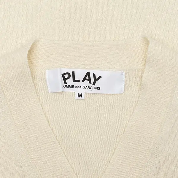 Comme Des Garçons Woven V-neck Cardigan