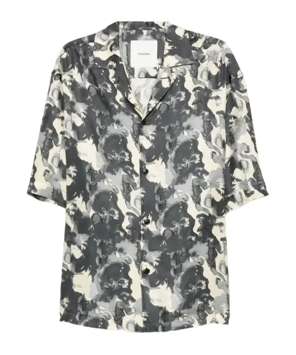 Nanushka Abstract-print Short-sleeve Shirt