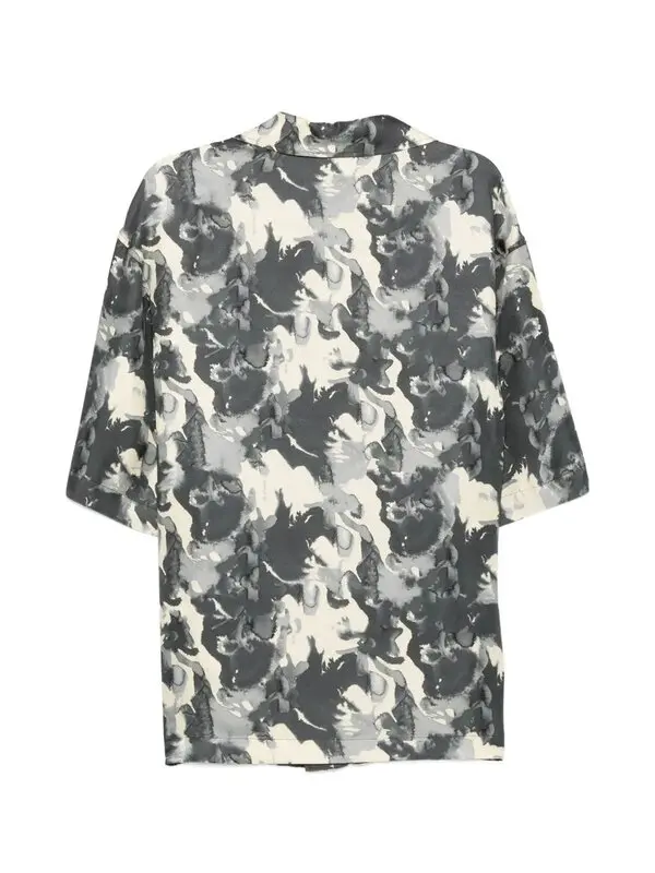 Nanushka Abstract-print Short-sleeve Shirt