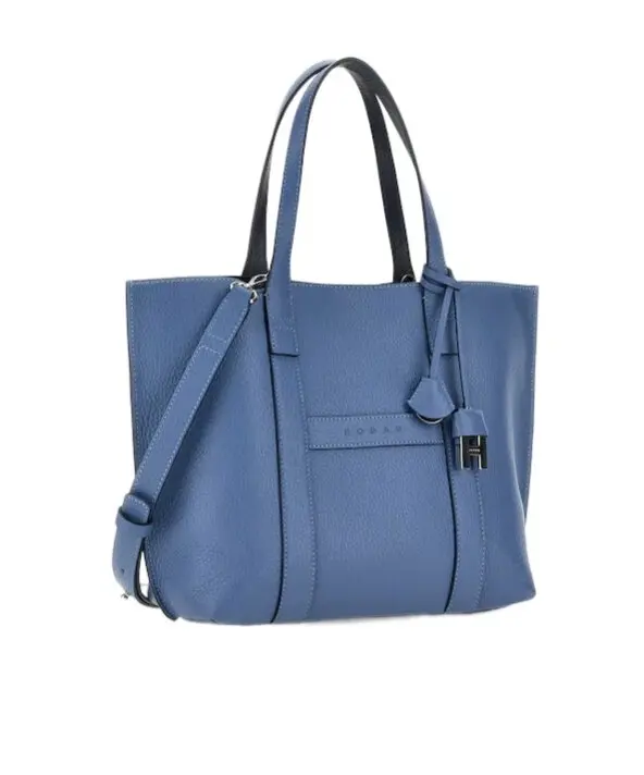 Hogan Logo Embossed Top Handle Bag