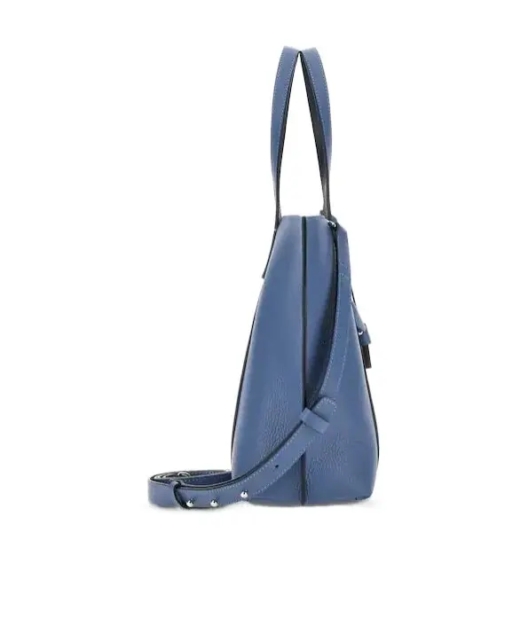 Hogan Logo Embossed Top Handle Bag