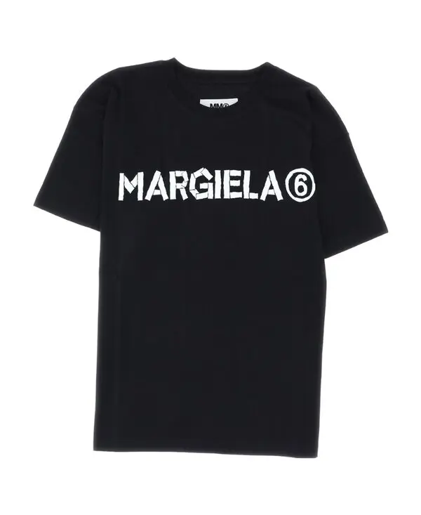 MAISON MARGIELA T-shirt With Round Neck And Short Sleeves - Black