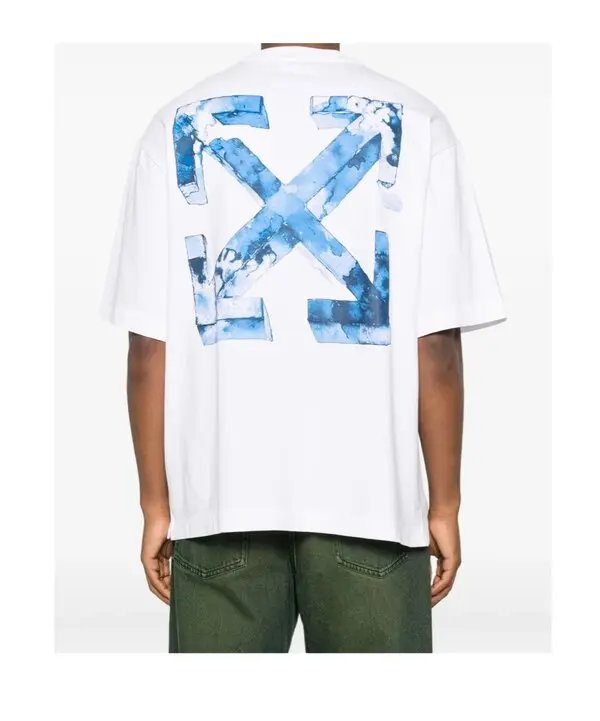 Off-White Cloudy Arrow Skate Crewneck T-shirt