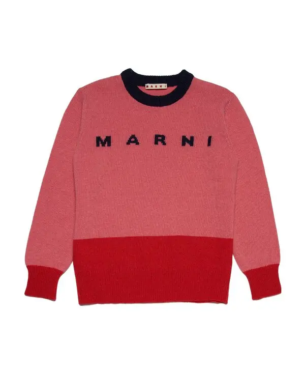 Marni Logo Intarsia-knit Jumper