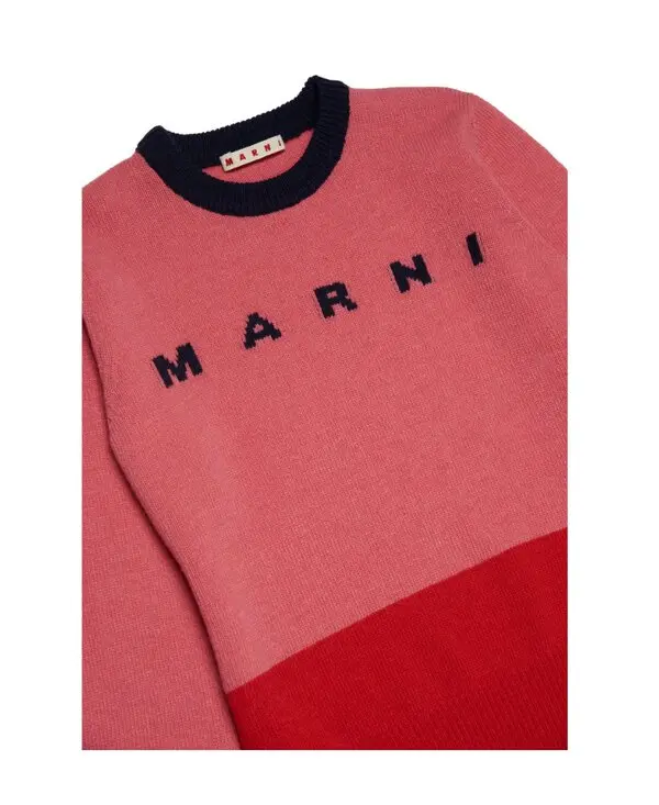 Marni Logo Intarsia-knit Jumper