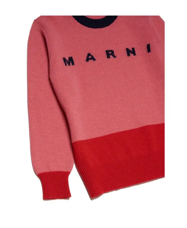 Marni Logo Intarsia-knit Jumper