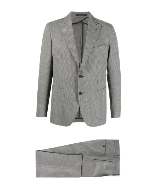 Tagliatore Houndstooth Single-breasted Suit