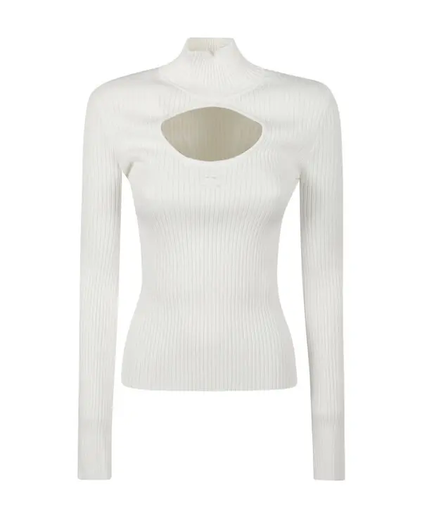COURREGES Roll-neck Cut-out Jumper