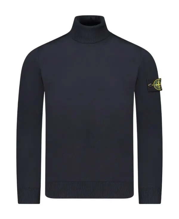 Stone Island Compass Patch Roll-neck Jumper