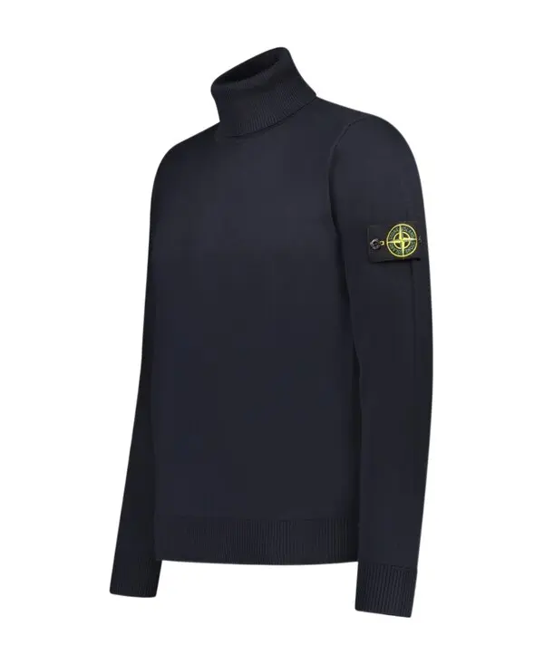 Stone Island Compass Patch Roll-neck Jumper
