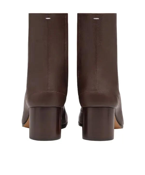 MAISON MARGIELA Tabi Ankle Boots With Block Heel - Brown