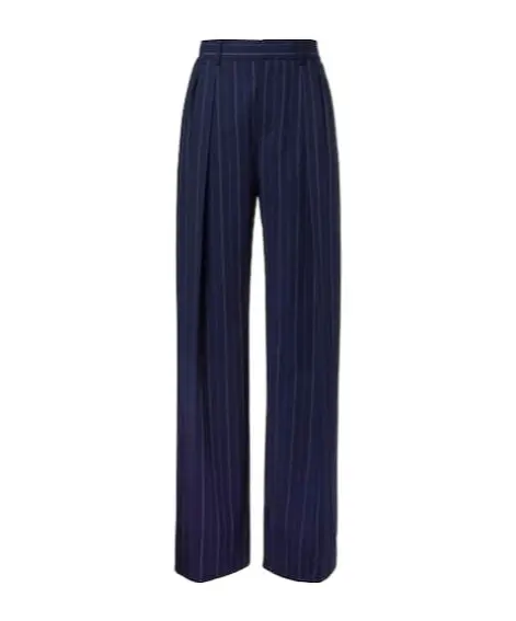 Ralph Lauren Wool Wide-leg Pants - Black