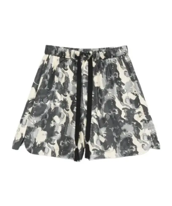 Nanushka Abstract-print Drawstring Shorts