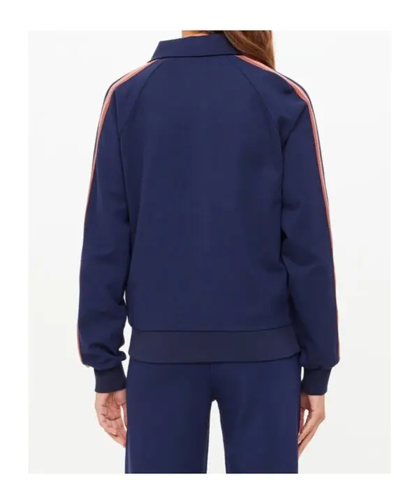The Upside Striped Logo Jacket