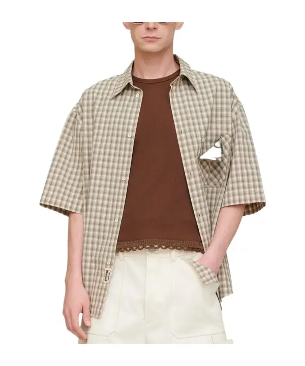 Nanushka Nahui Chest-pocket Checked Shirt