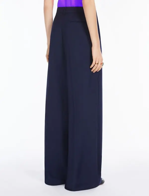Sportmax High-rise Wide-leg Trousers