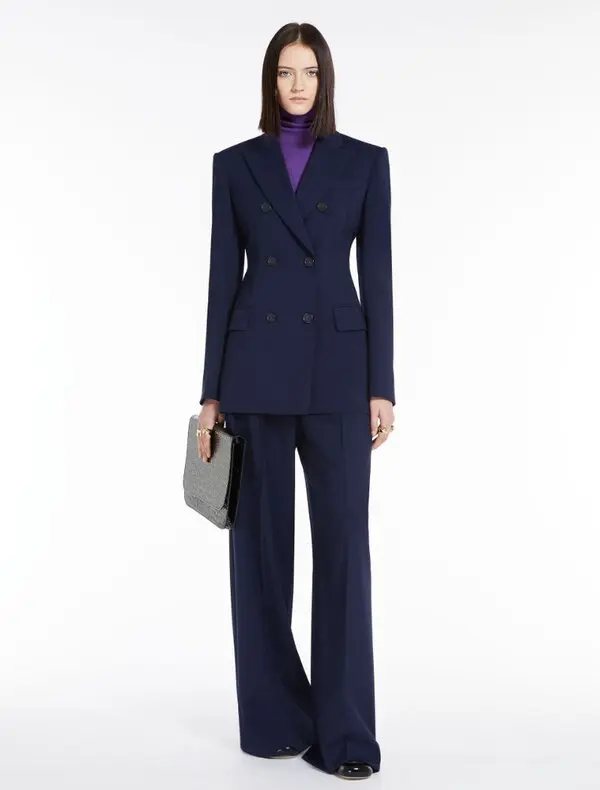 Sportmax High-rise Wide-leg Trousers