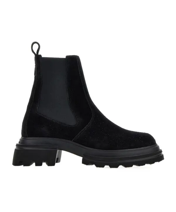 Hogan Round-toe Slip-on Chelsea Boots