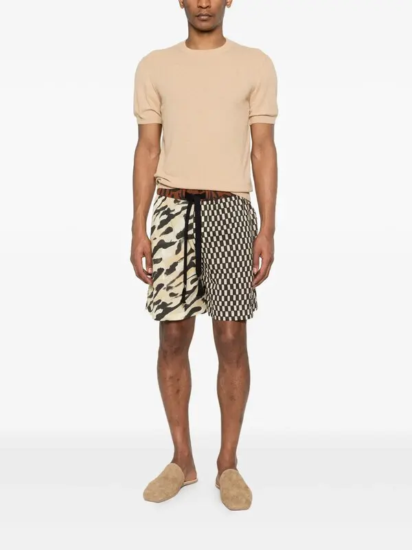 Nanushka Geometric-pattern Shorts