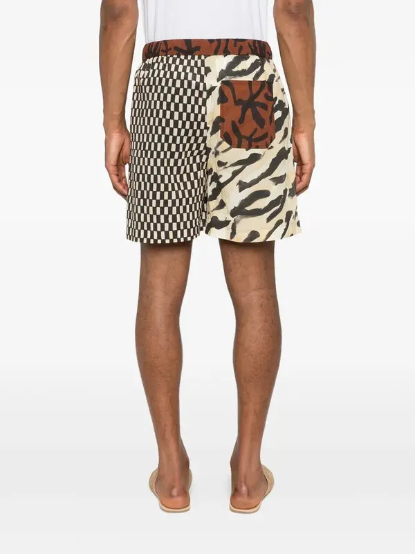 Nanushka Geometric-pattern Shorts
