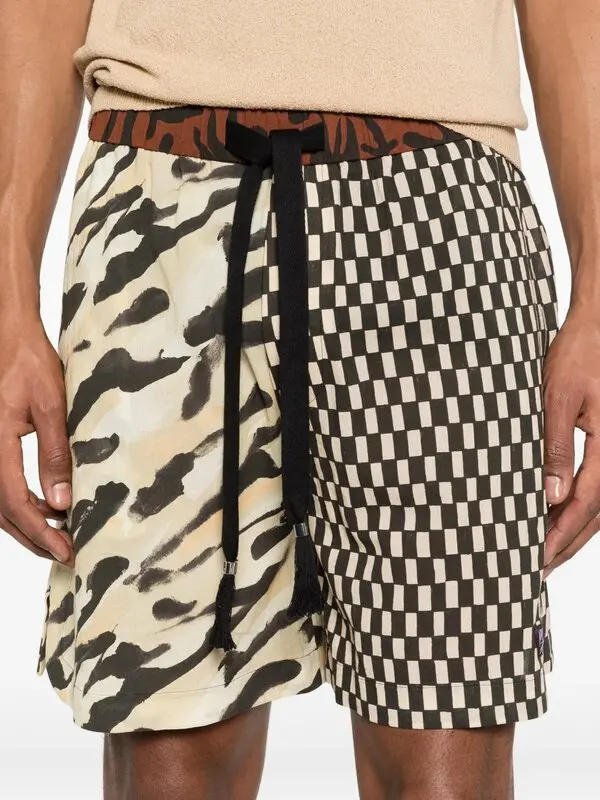 Nanushka Geometric-pattern Shorts