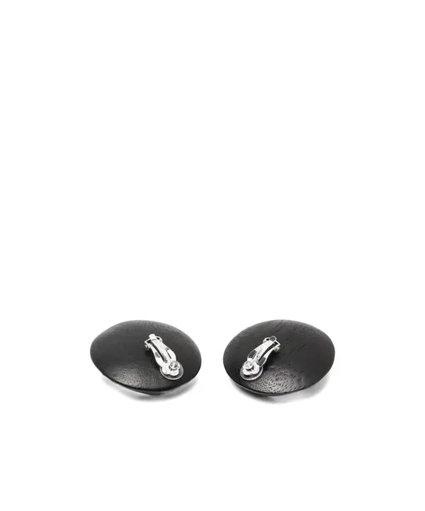 MONIES Sirone Foil-detail Circular Earrings