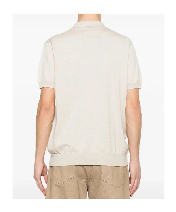 Woolrich Short-sleeve Knitted Polo Shirt