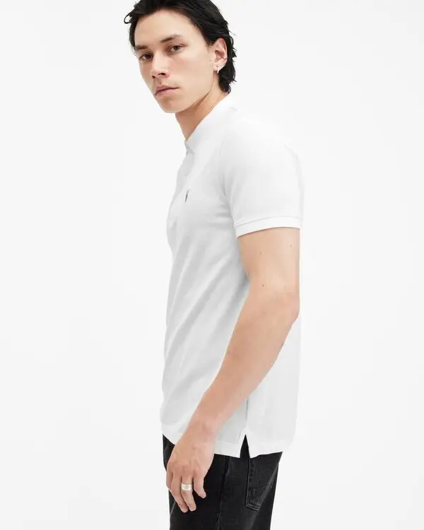 ALLSAINTS Classic Embroidered Polo Shirt