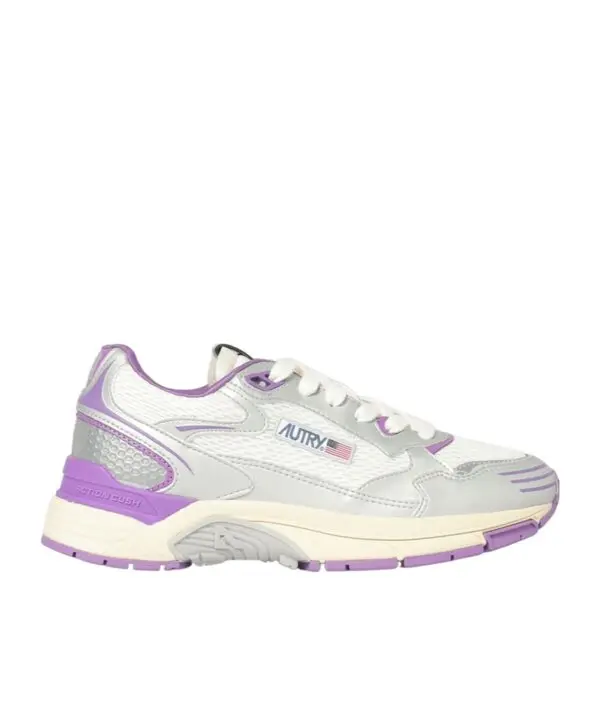 AUTRY Logo Patch Lace-up Sneakers